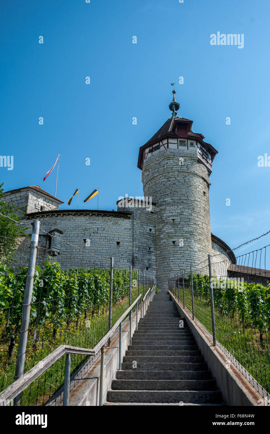 The Munot Castle in Schaffhausen , Switzerland Stock Photo - Alamy
