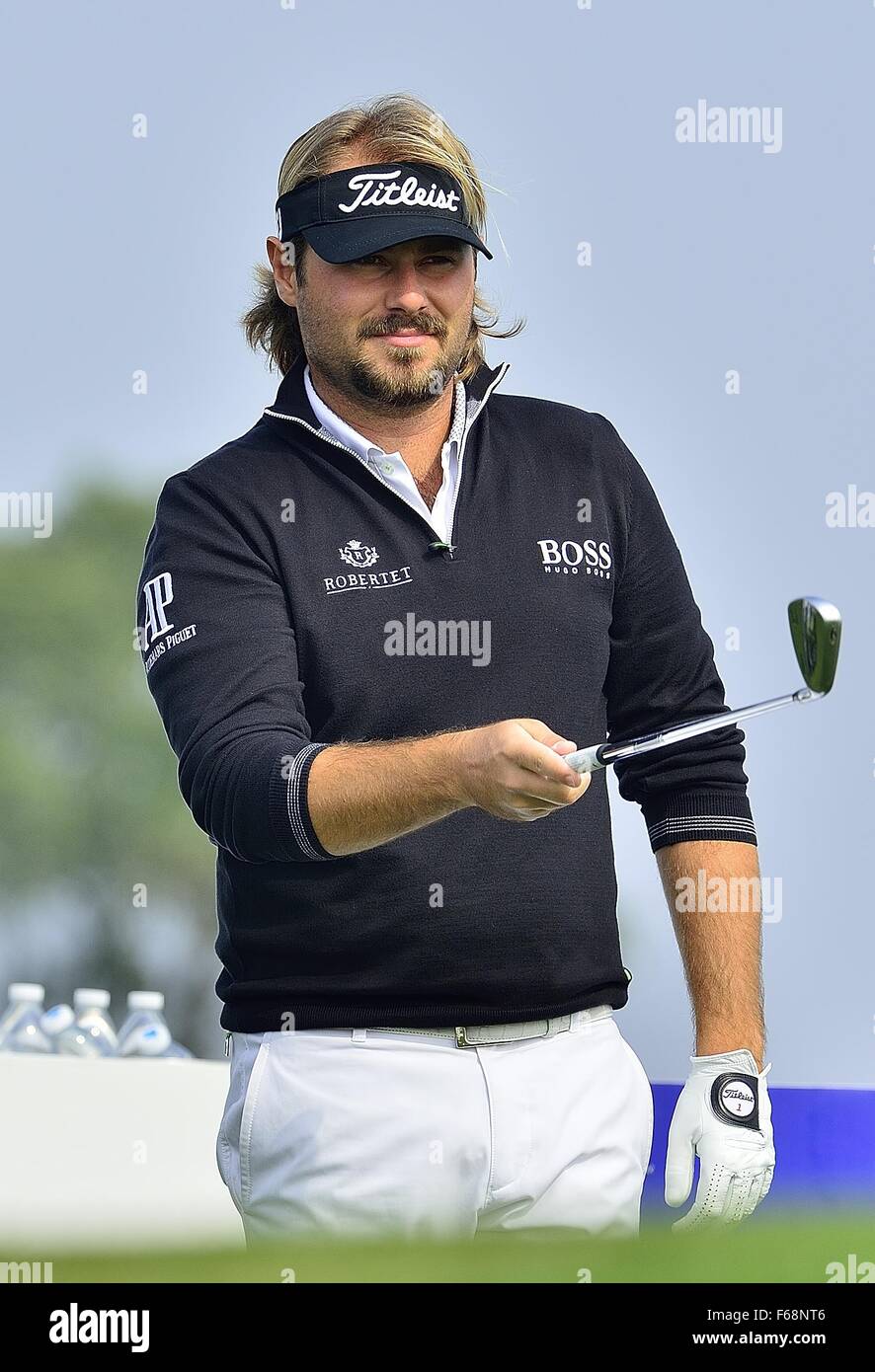 Shanghai, China. 14th November, 2015. VICTOR DUBUISSON of France during ...