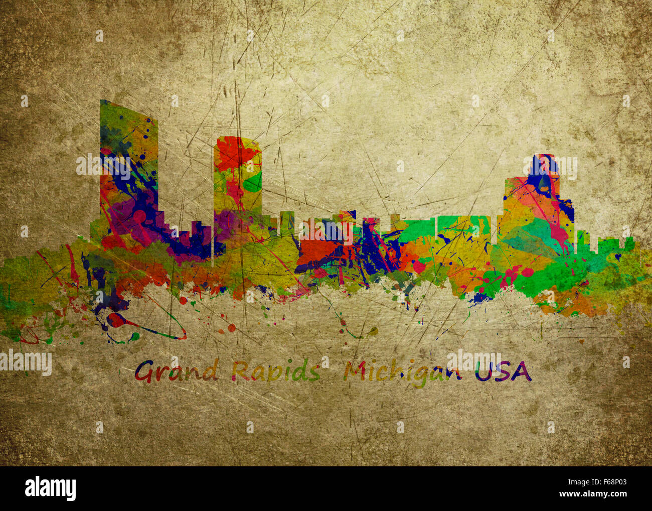 Grand Rapids Michigan Skyline High Resolution Stock Photography and ...