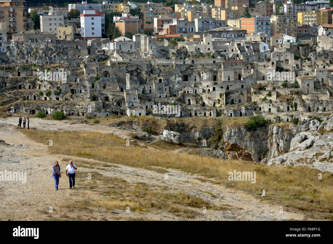 Sassi cave dwellings of Matera, Basilicata, Italy Stock Photo - Alamy