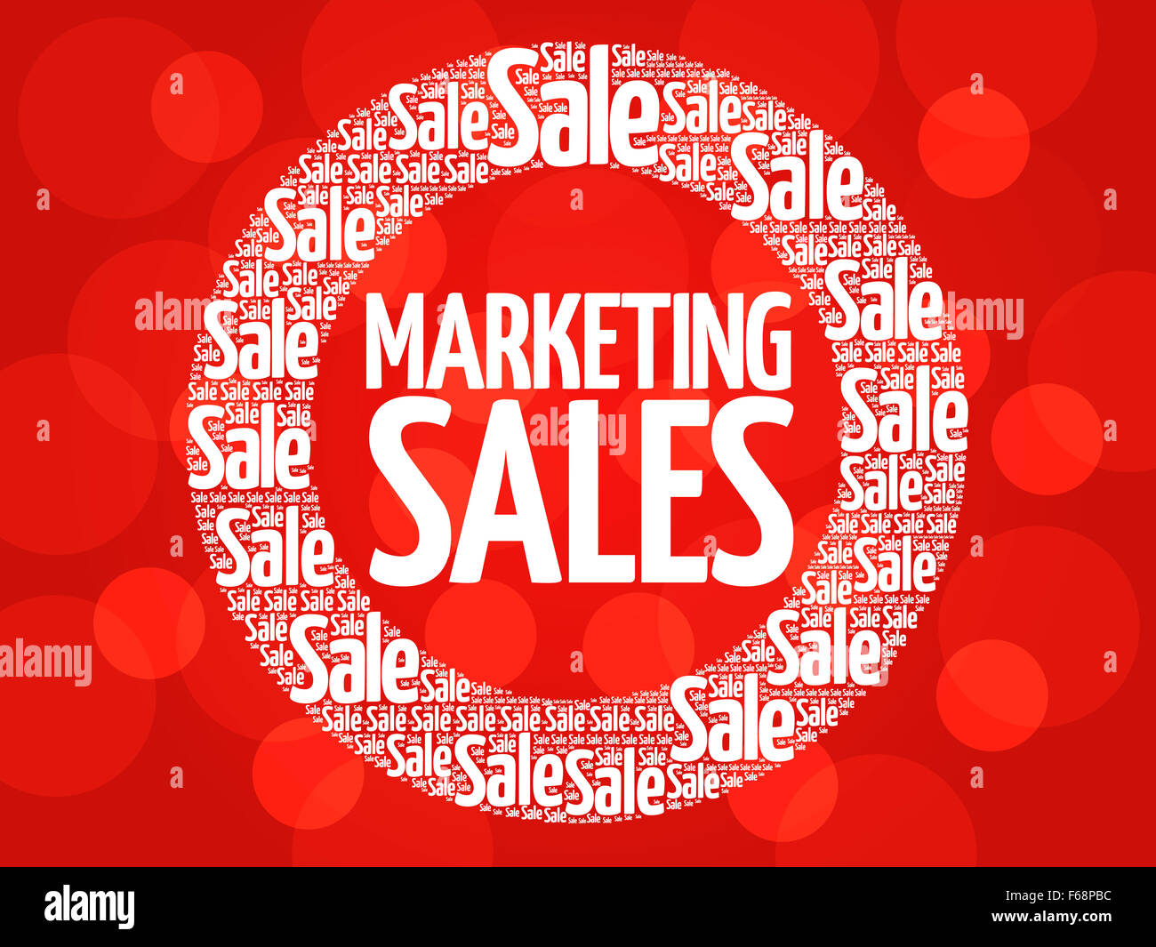 Marketing SALES circle stamp word cloud, business concept Stock Photo ...