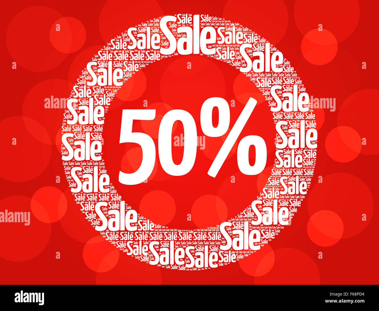 50 percent sale sign hi-res stock photography and images - Alamy