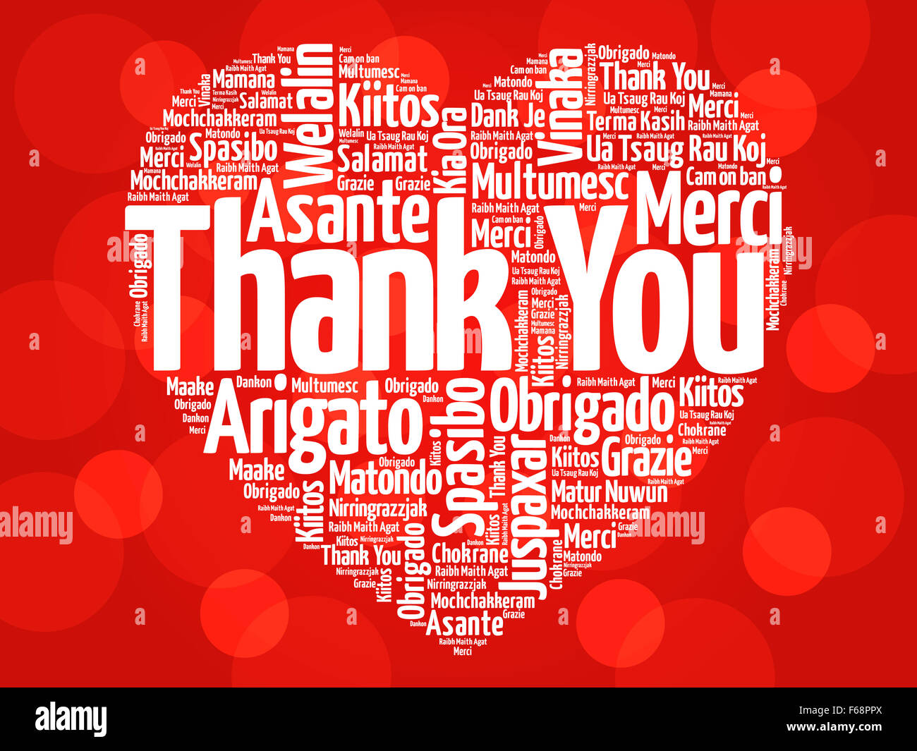 Thank you in many languages hi-res stock photography and images - Alamy