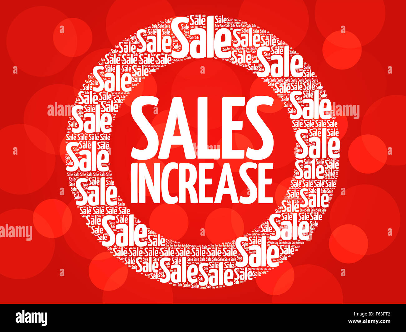 Sales Increase stamp words cloud, business concept background Stock ...