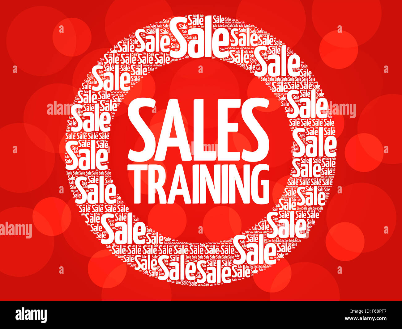 Sales Training words cloud, business concept background Stock Photo - Alamy