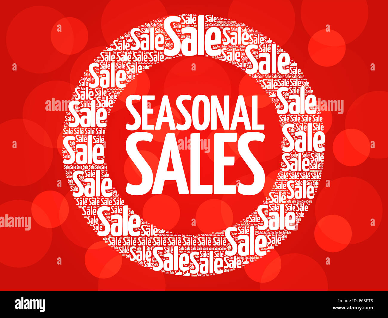 SEASONAL SALES words cloud, business concept background Stock Photo - Alamy
