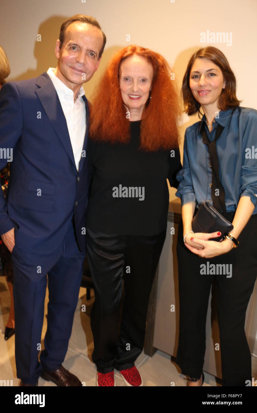 Louis Licari Salon Grand Opening in New York City Featuring: Grace ...