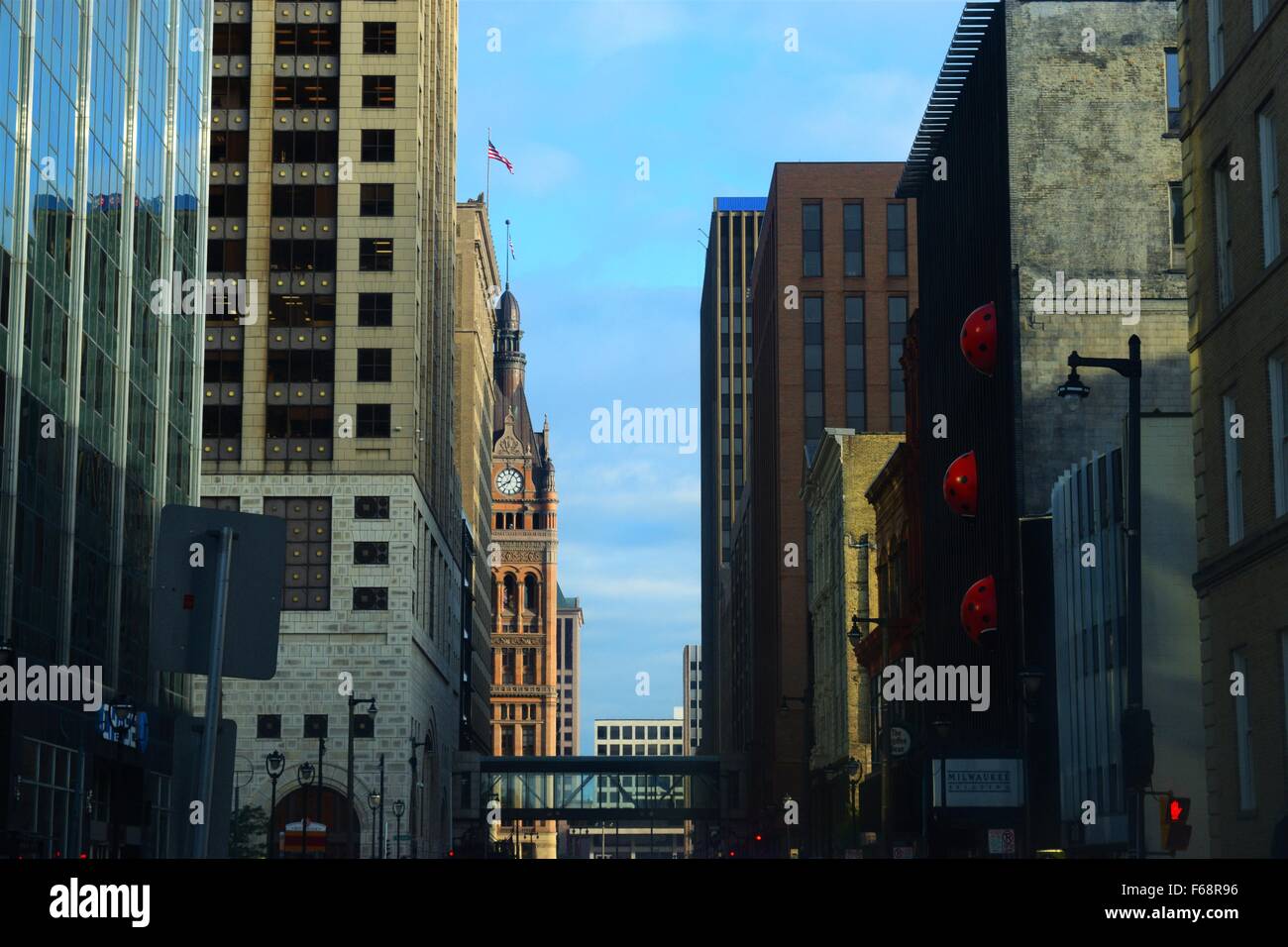 Downtown brick buildings hi-res stock photography and images - Alamy