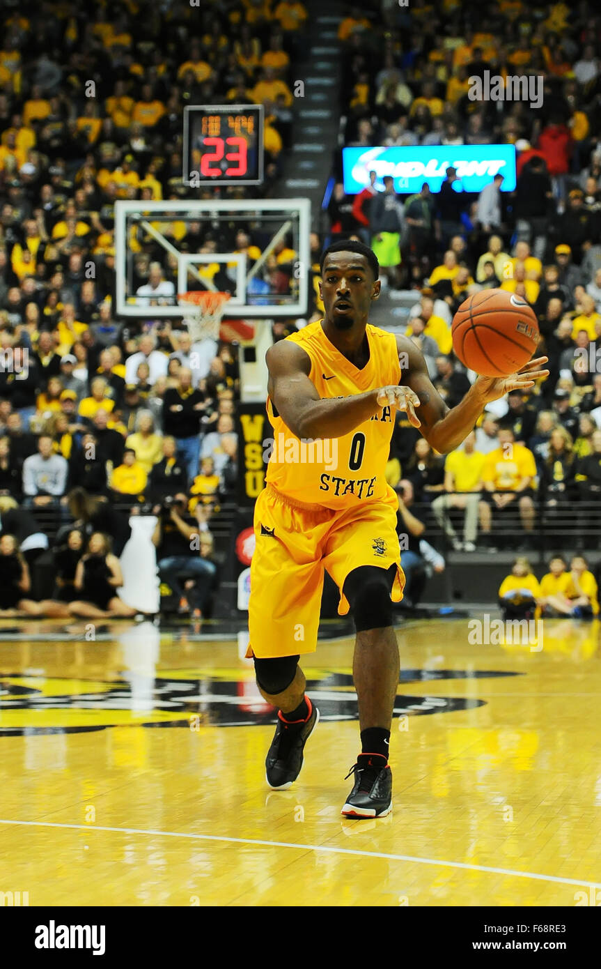 Wichita, Kansas, USA. 13th Nov, 2015. Wichita State Shockers forward ...