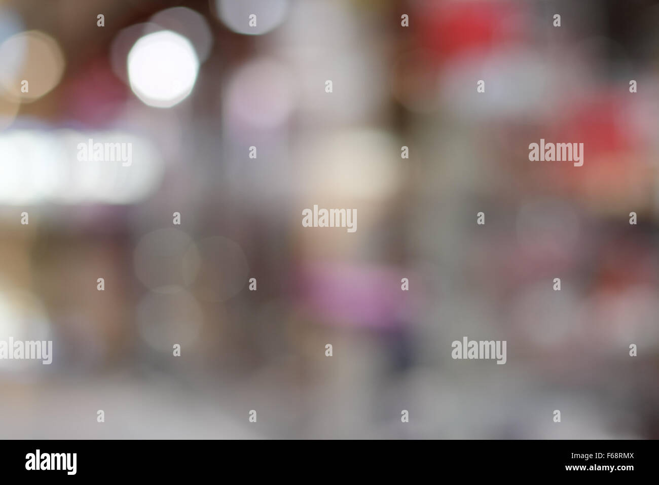 Blurred background of shop Stock Photo - Alamy