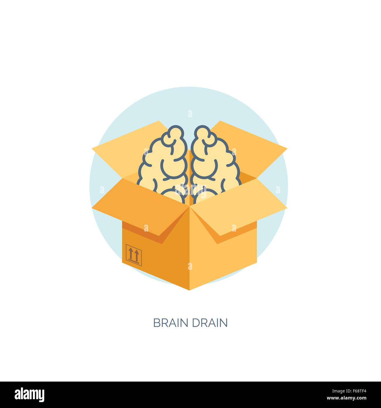 Brain drain Stock Vector Images - Alamy