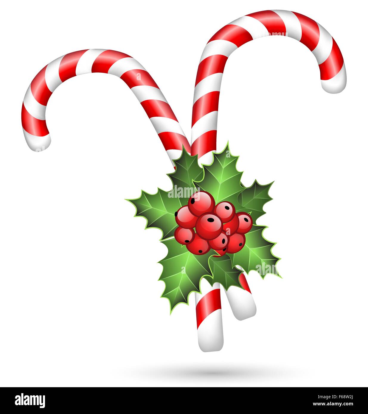 Two sweet christmas candy Stock Vector Images - Alamy