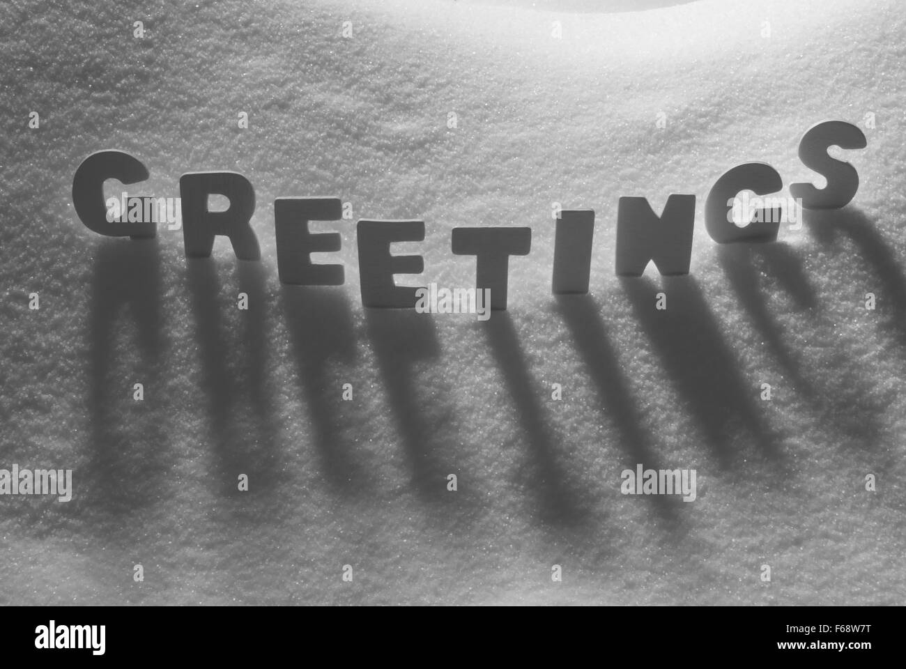 Merry christmas greetings letter Black and White Stock Photos & Images ...
