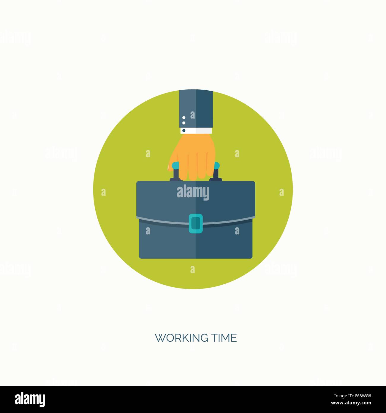 Vector illustration. Flat business background. Management ...