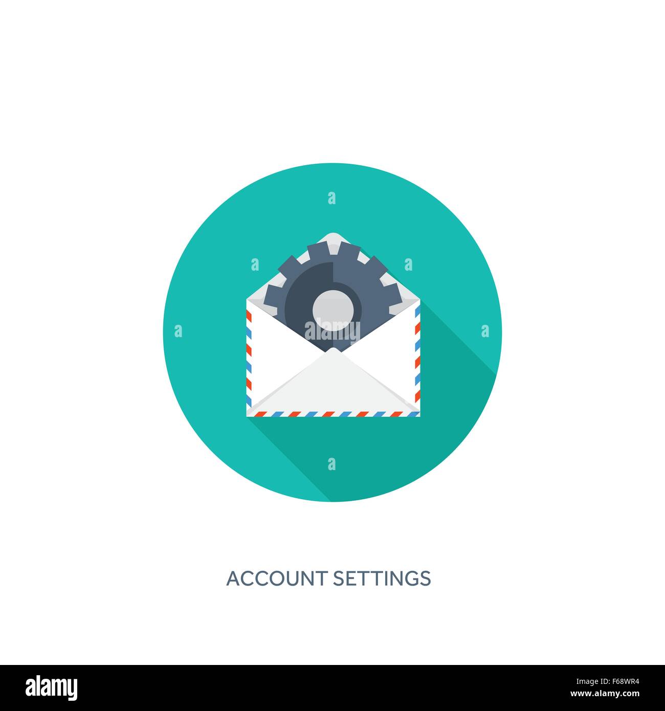 Vector illustration. Envelope icon. Letter, email. Message ...