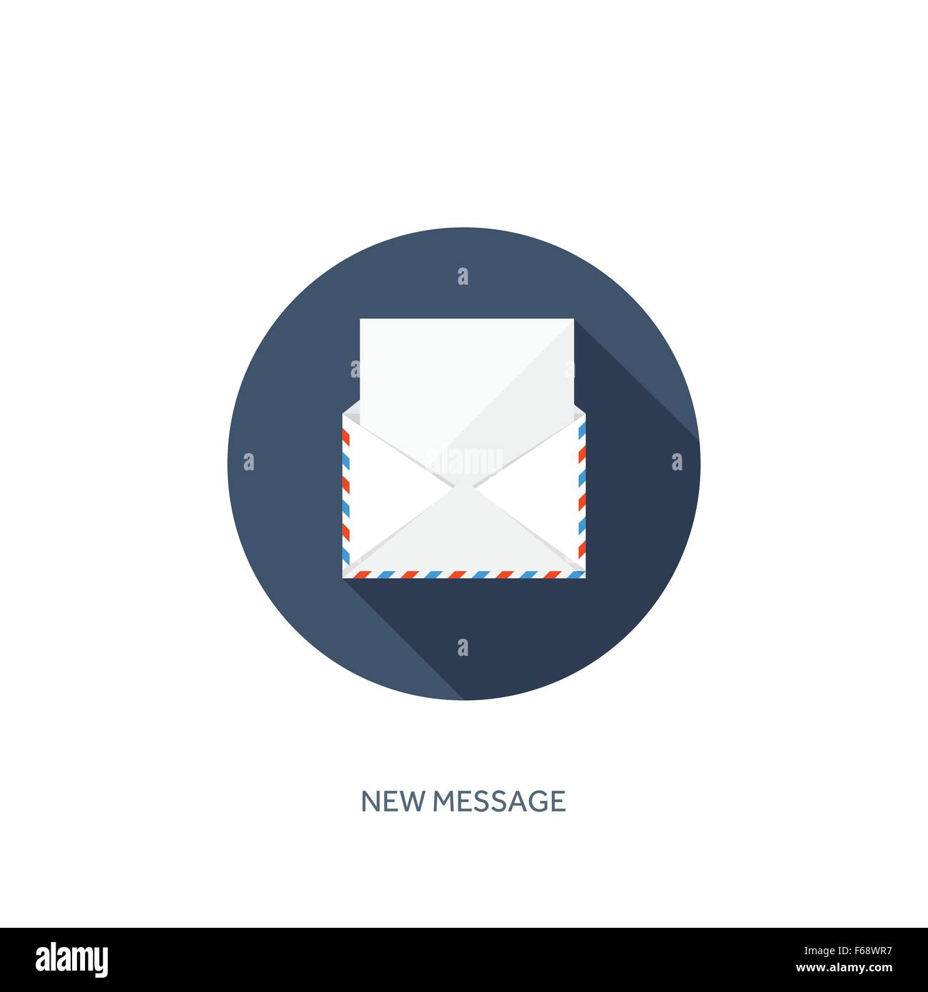Vector illustration. Envelope icon. Letter, email. Message ...