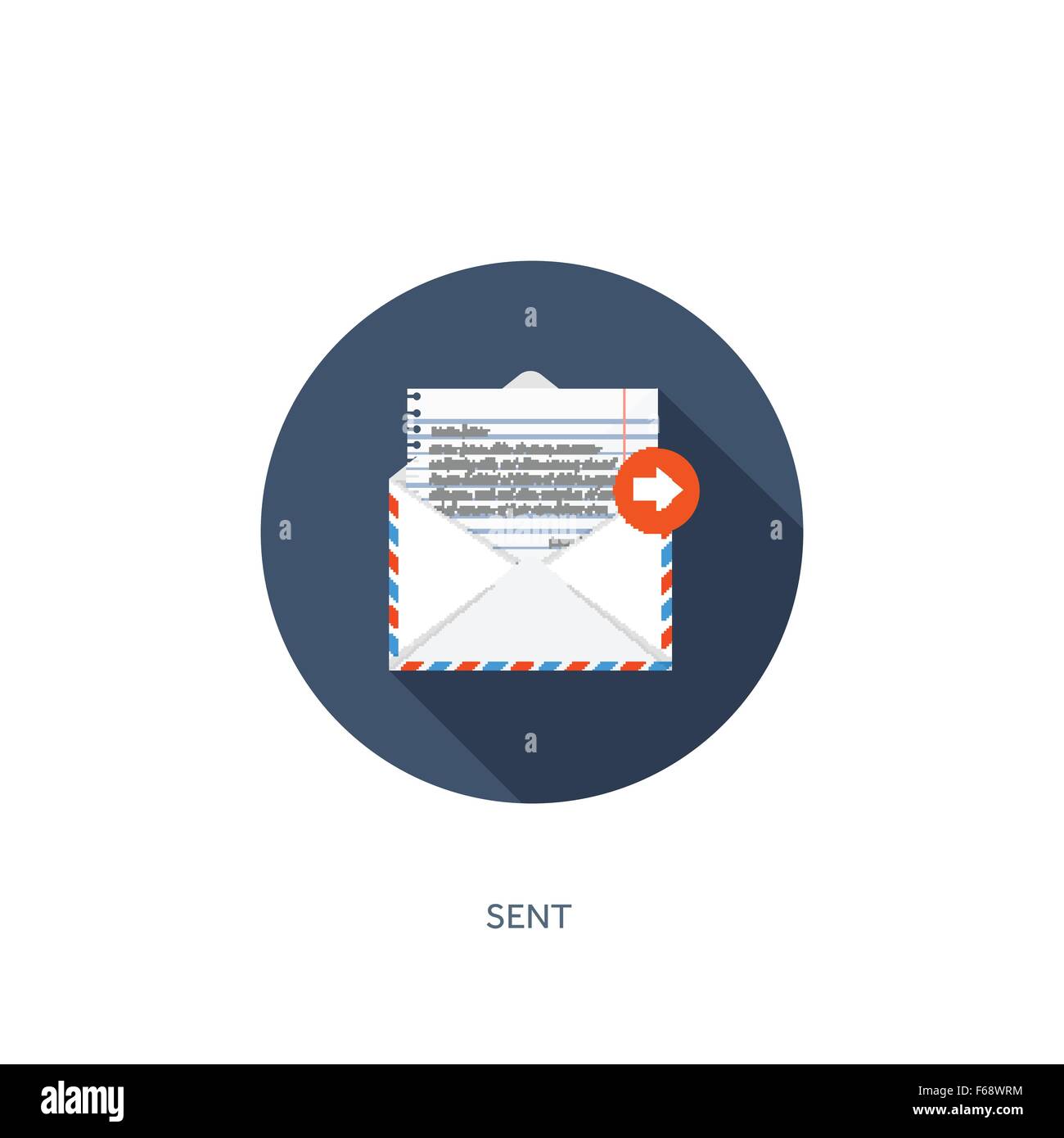 Vector illustration. Envelope icon. Letter, email. Message ...