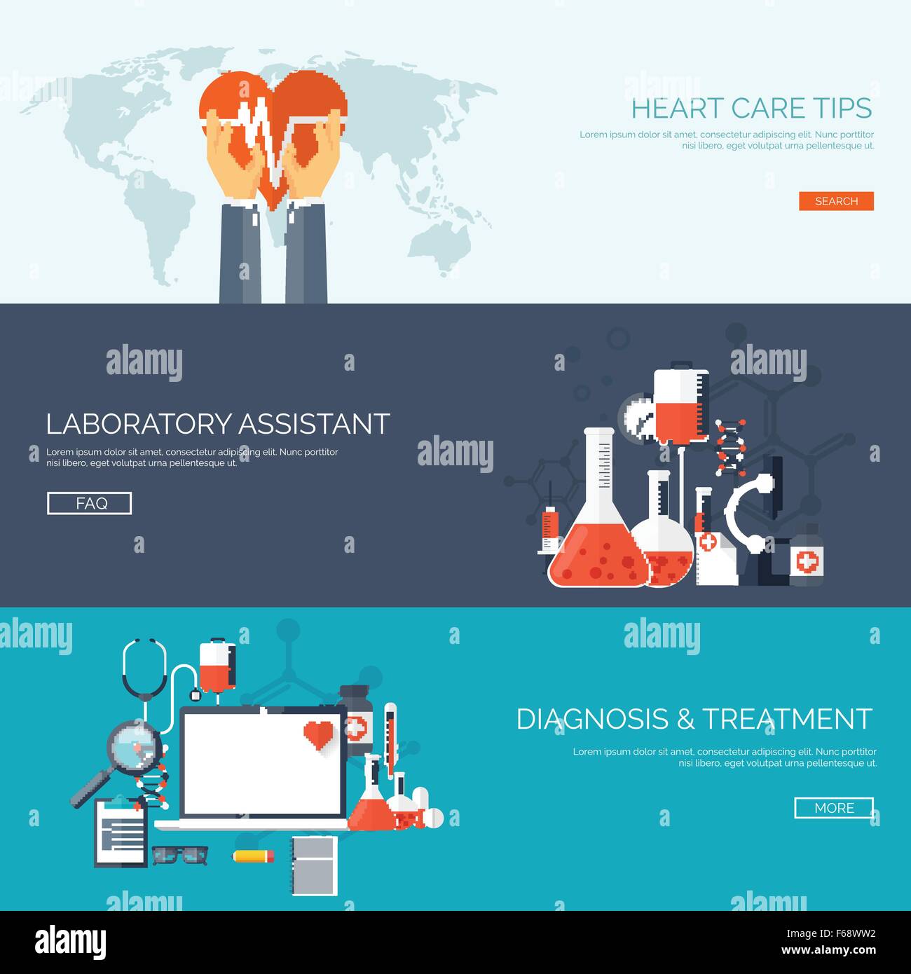 Vector illustration. Flat medical background. Health care ,first aid ...