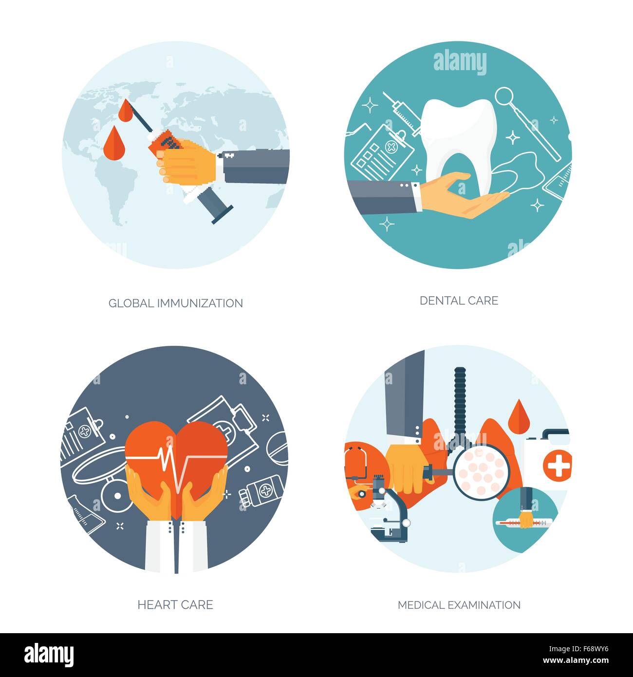 Vector illustration. Flat medical background. Health care ,first aid ...