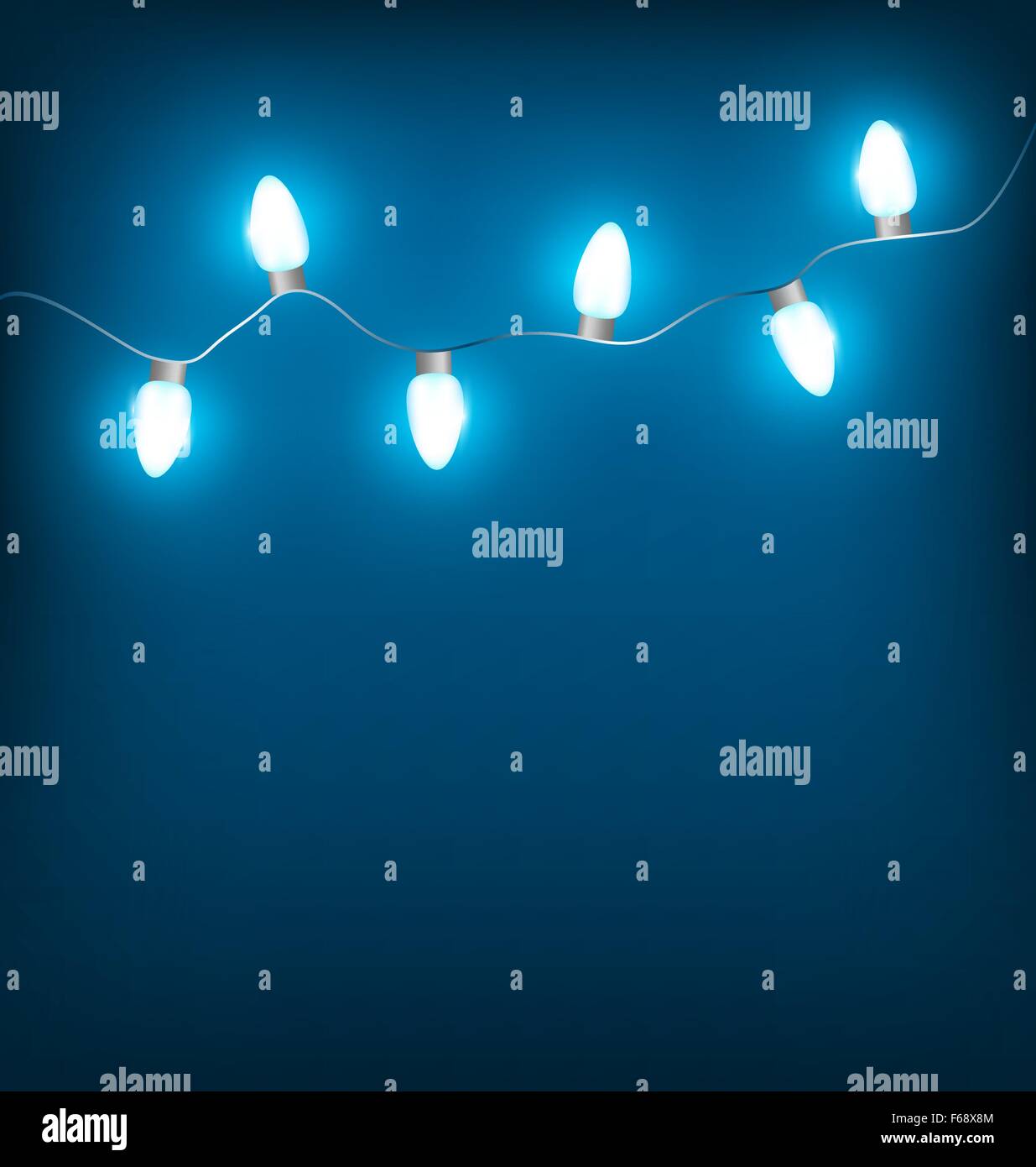 Decorative blue led lights Stock Vector Images - Alamy