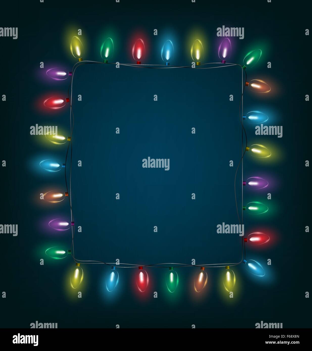 Decorative blue led lights Stock Vector Images - Alamy