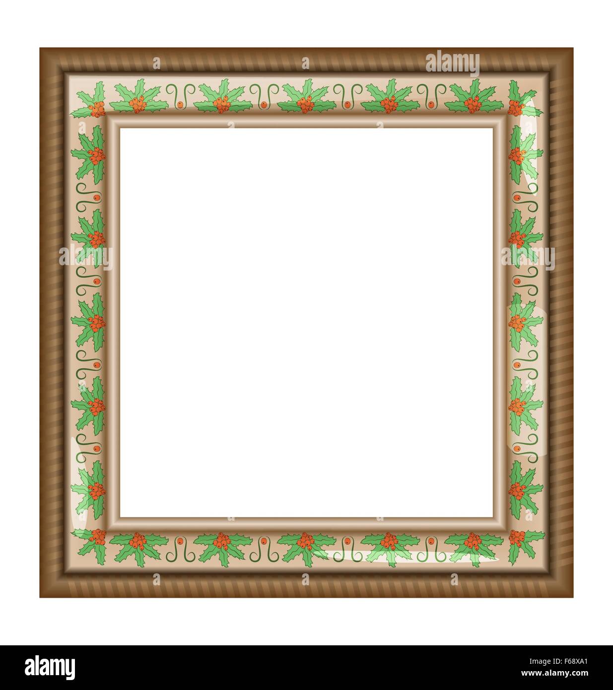 Holly frame hi-res stock photography and images - Alamy