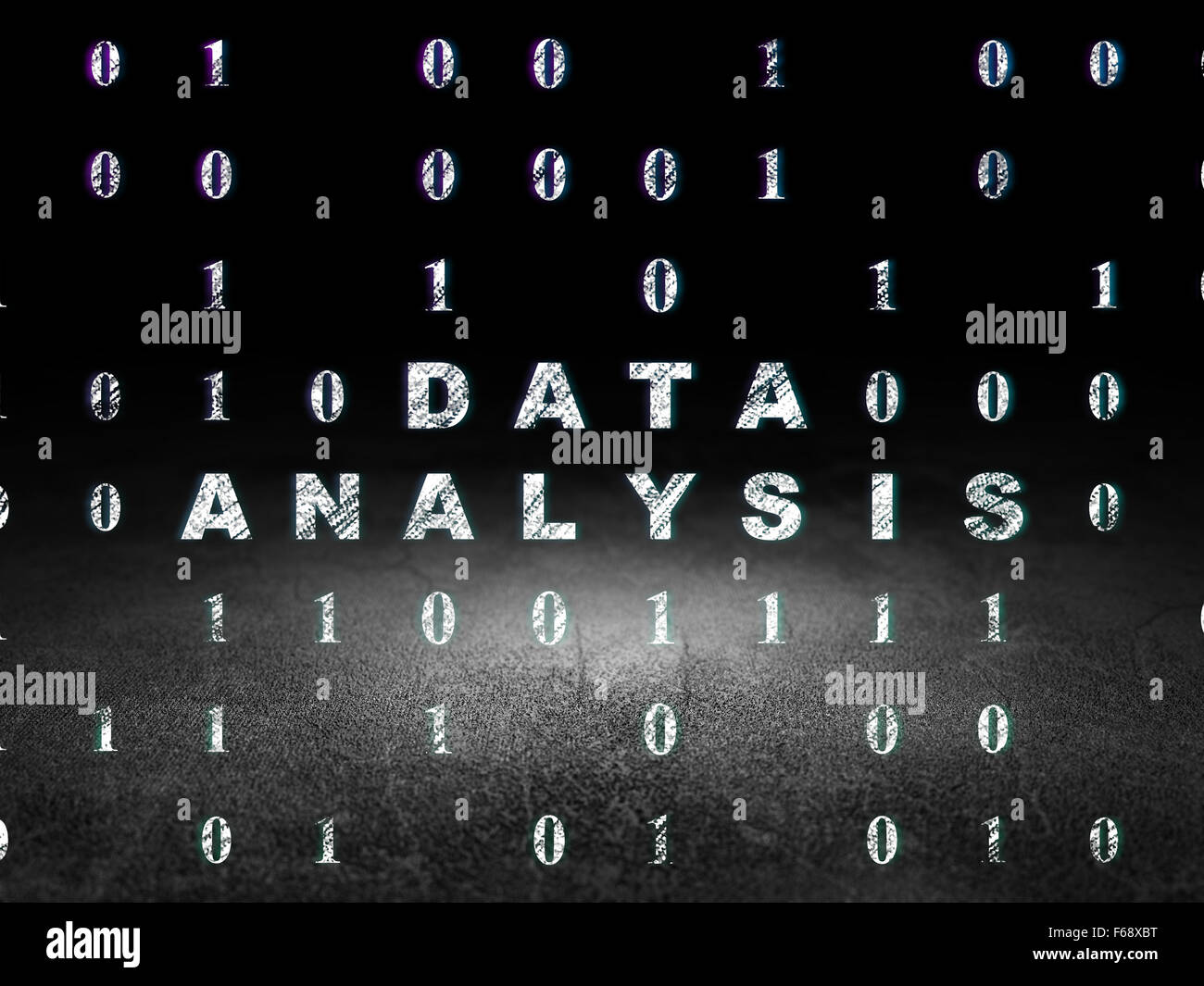 Data concept: Data Analysis in grunge dark room Stock Photo - Alamy