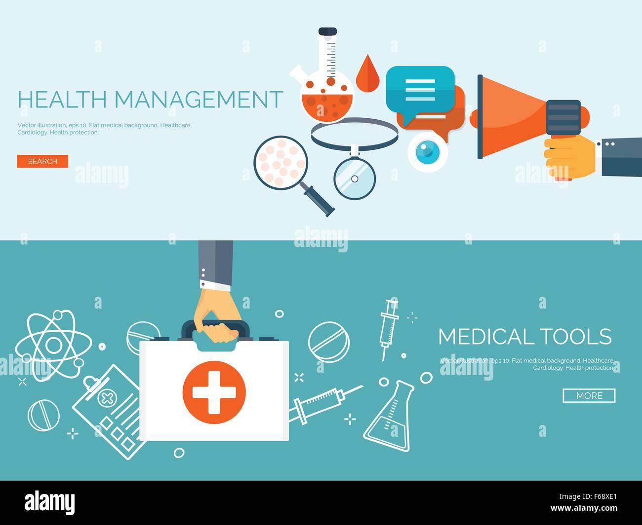 Vector illustration. Flat medical background. Health care ,first aid ...