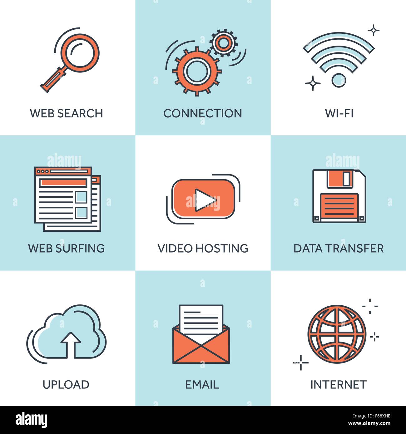 Vector illustration. Flat background. Coding, programming. SEO. Search ...