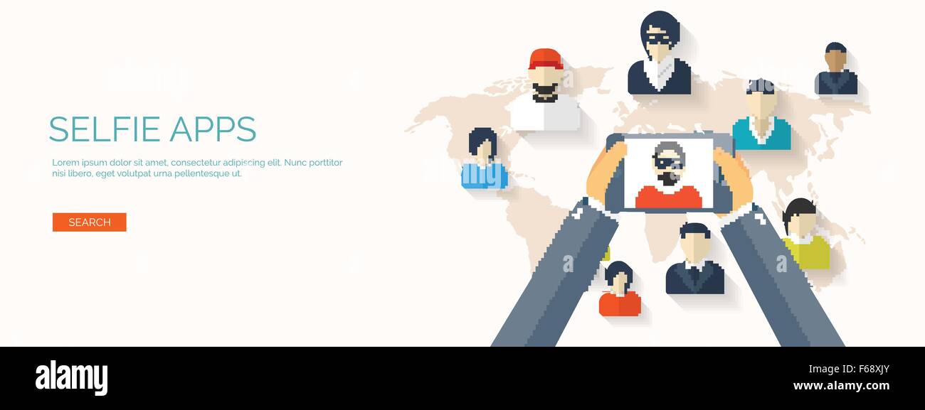 Vector illustration. Global communication. Social network ,chatting ...