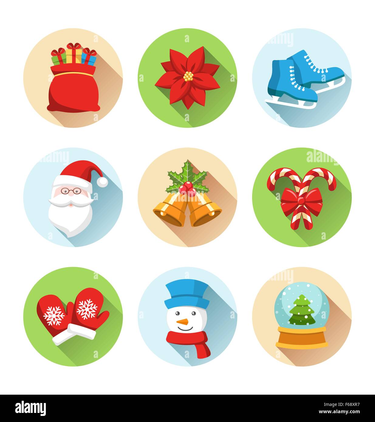 Festive circle icons hi-res stock photography and images - Alamy