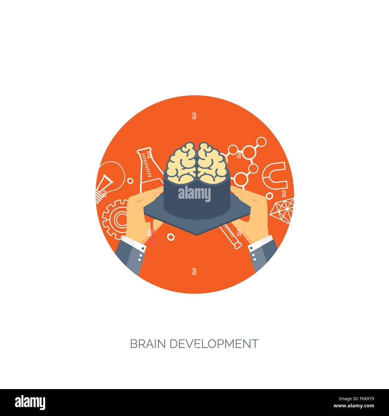 Vector illustration. Flat backgrounds set. Distance education ,learning ...