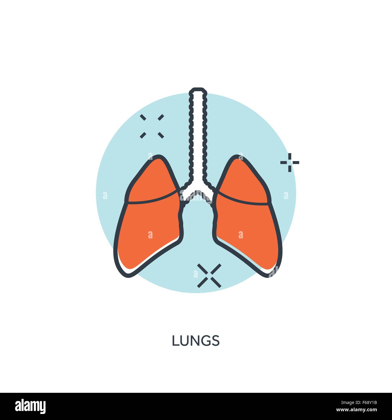 Human lung icon. Medical background. Health care Stock Vector Image ...