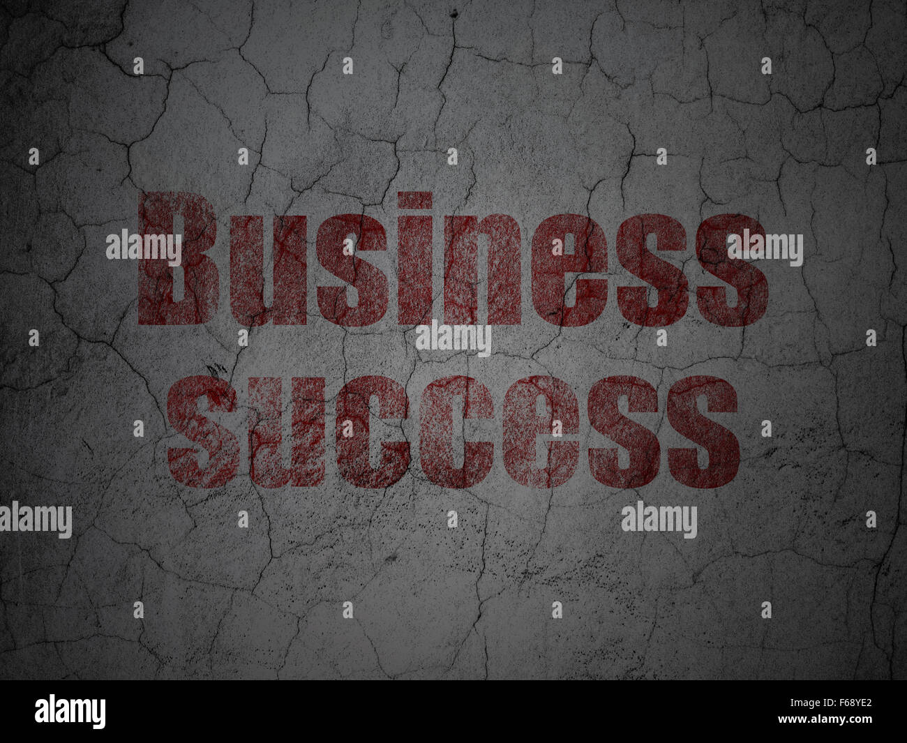 Business concept: Business Success on grunge wall background Stock ...