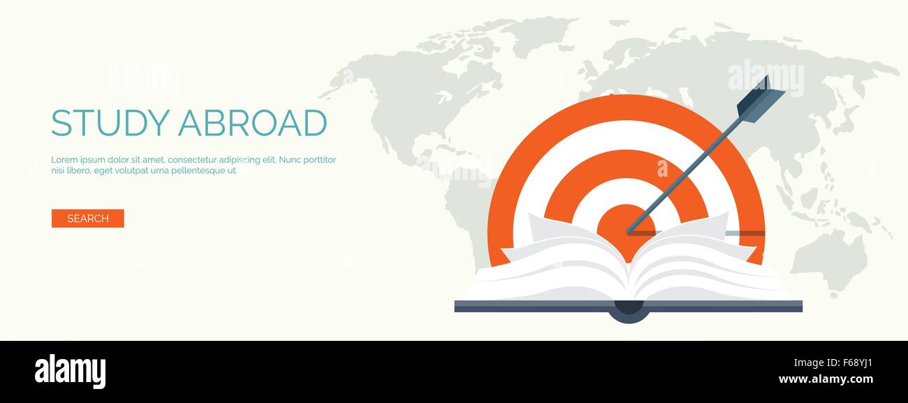 Vector illustration. Flat backgrounds set. Distance education ,learning ...