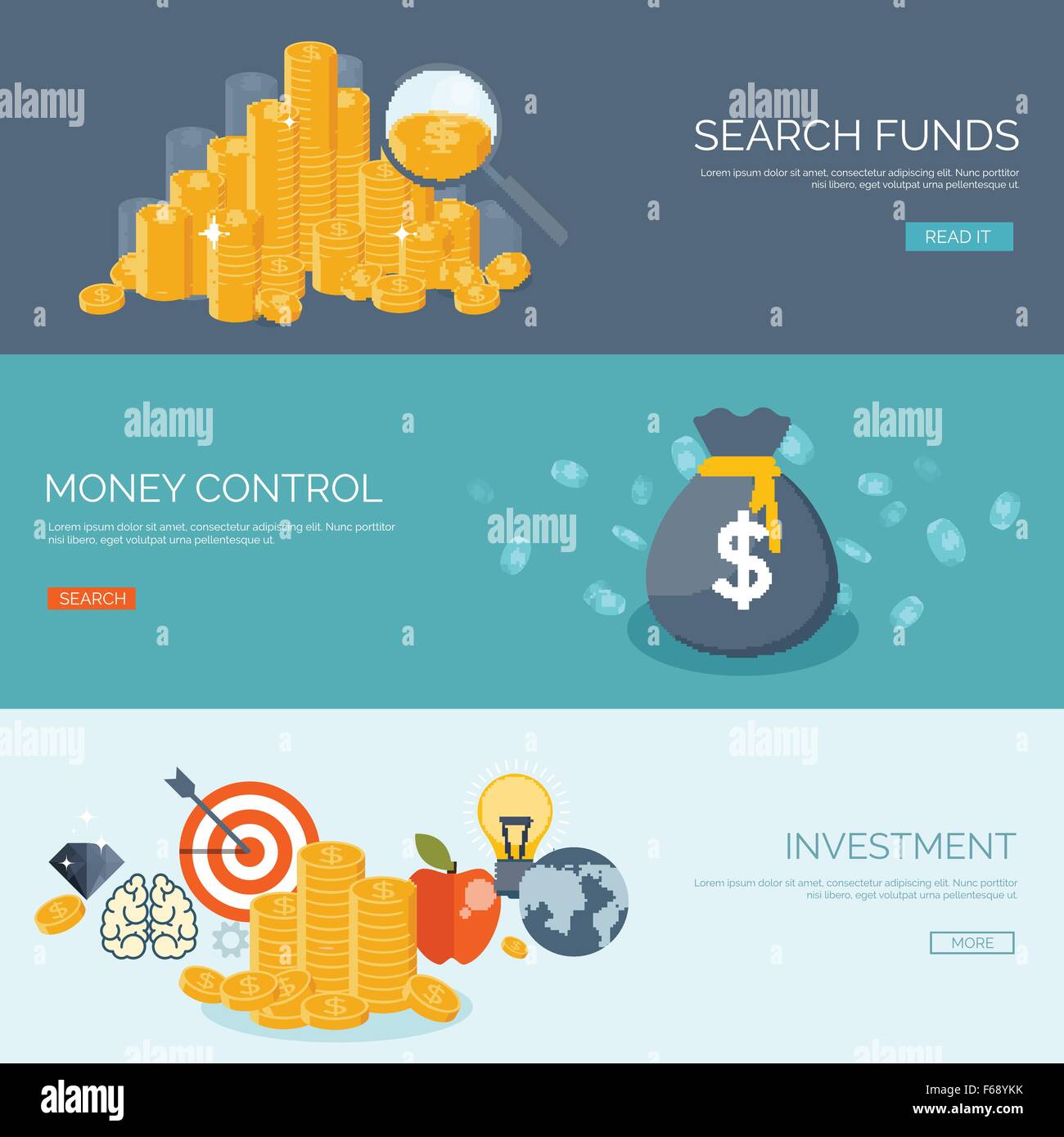 Flat vector illustration background. Money , money making. Web payments ...