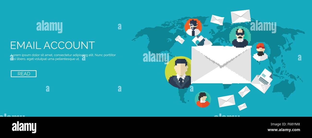 Vector illustration. Global communication. Social network ,chatting ...