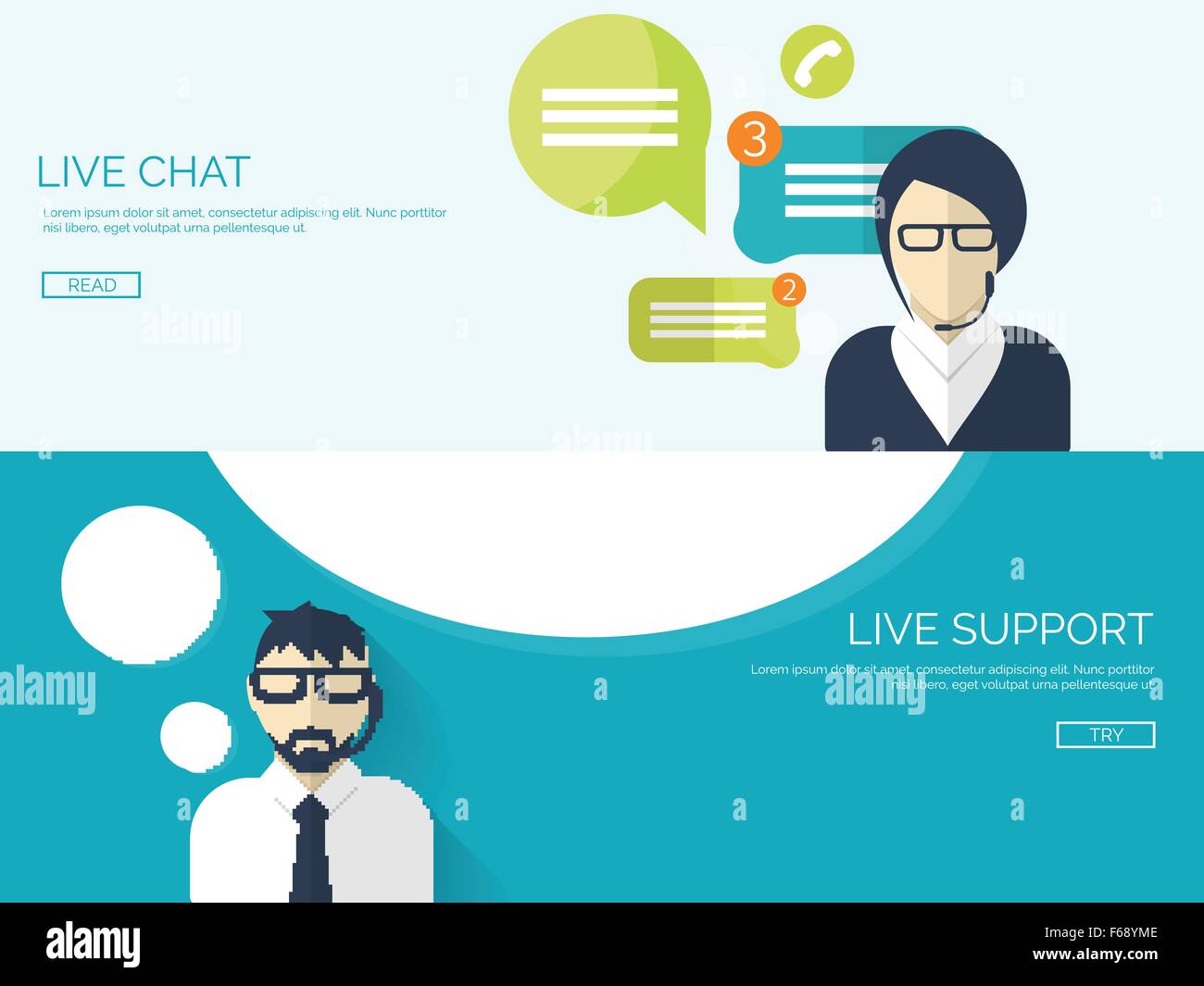 Vector illustration. Global communication. Social network ,chatting ...