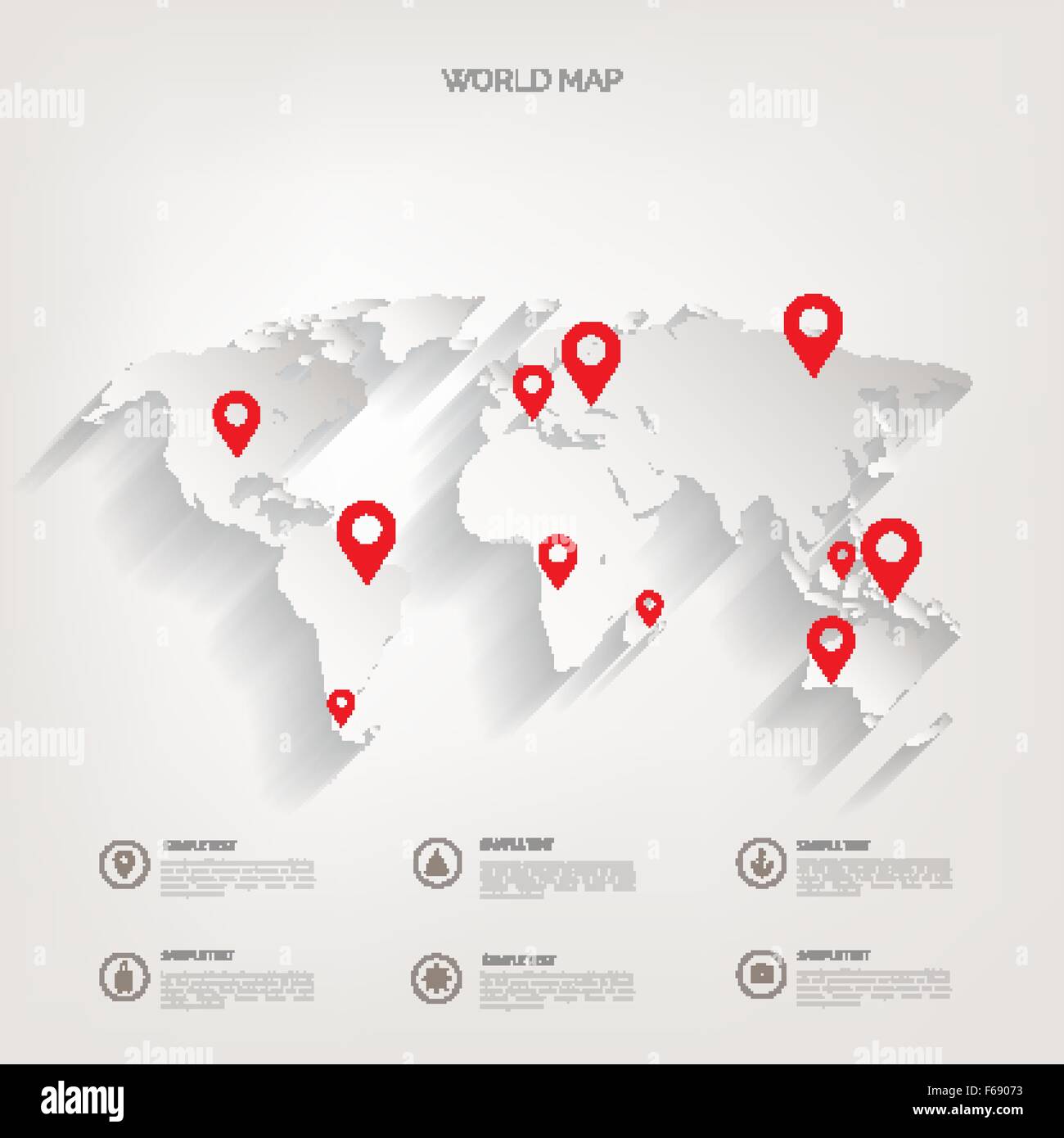 World map concept Stock Vector Image & Art - Alamy