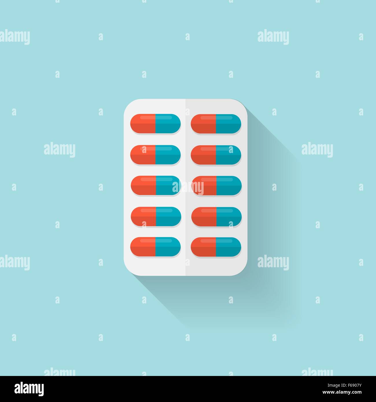 Flat medical pills icon. Tablets symbol. Health care Stock Vector Image ...