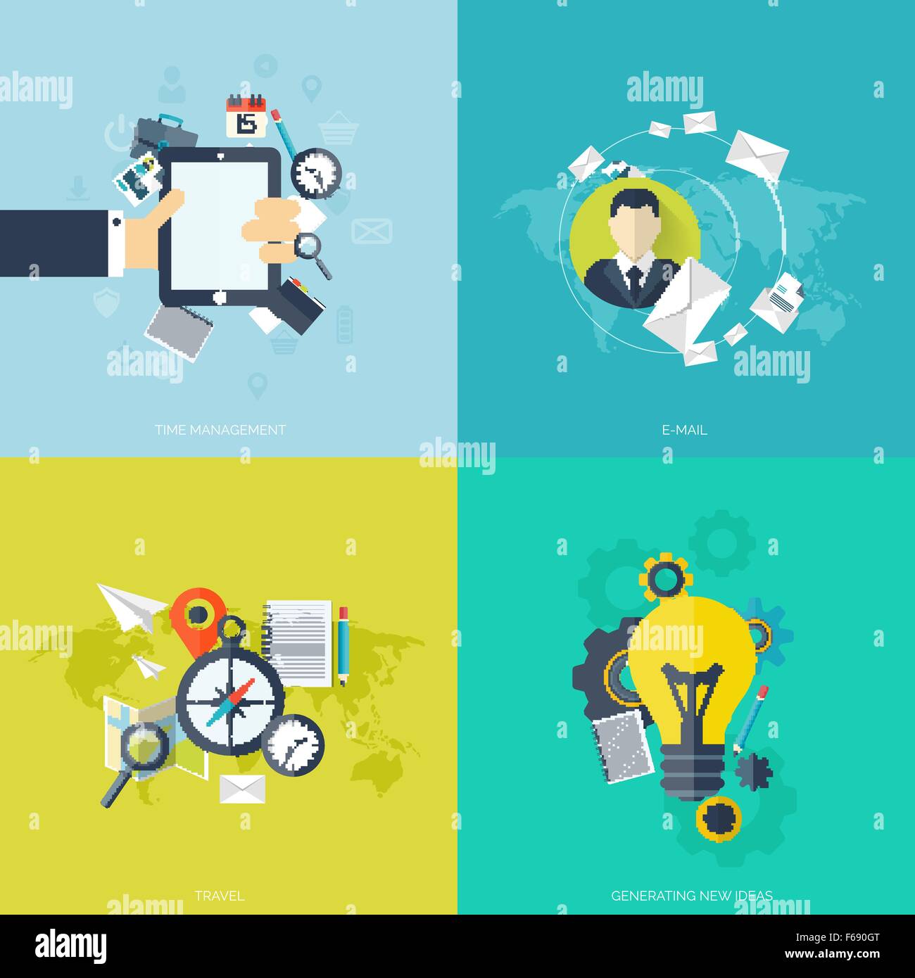 Flat Cloud Computing And Social Media Background Data Storage Network Technology Multimedia