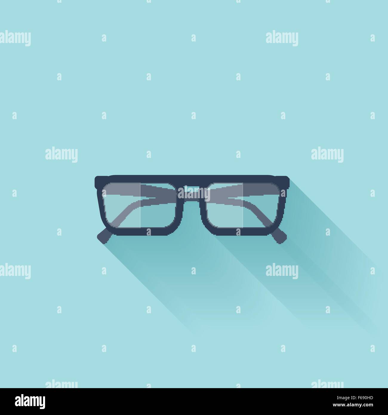 Vintage eyeglasses icon simple Stock Vector Images - Alamy