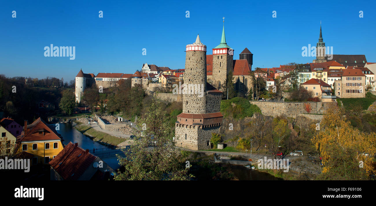 Bautzen, Germany. 03rd Nov, 2015. General view of the historic district ...