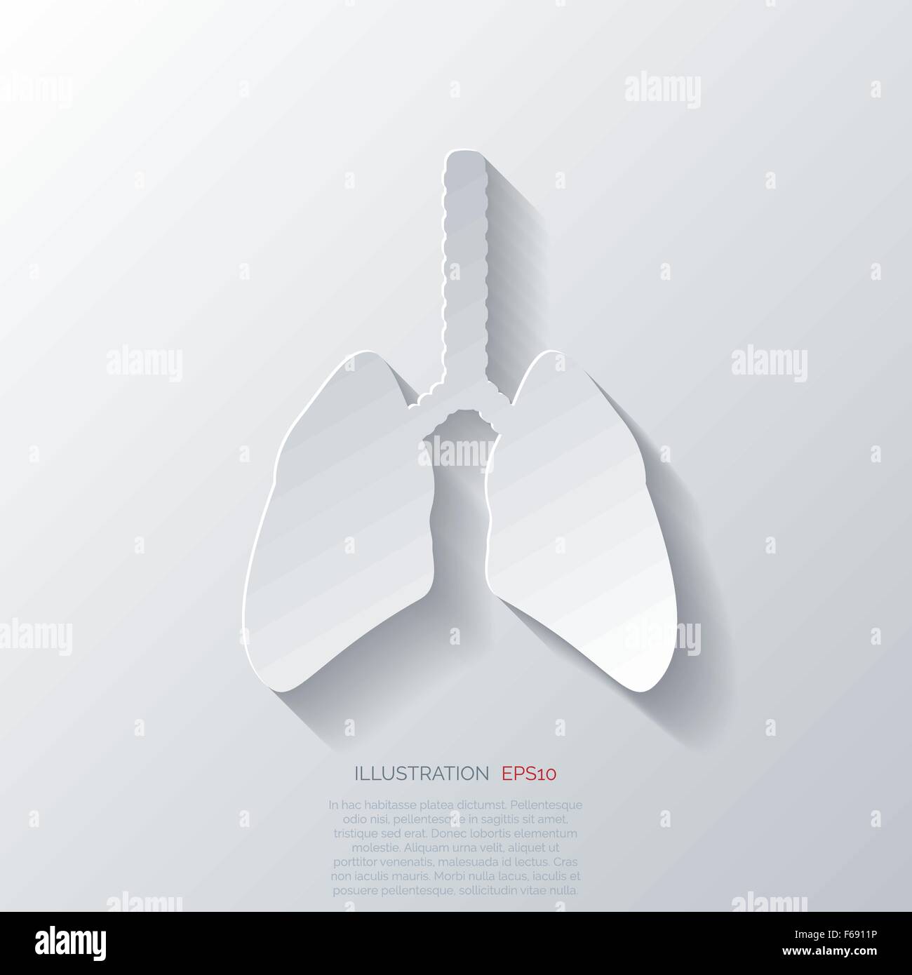Human lung icon. Medical background. Health care Stock Vector Image ...