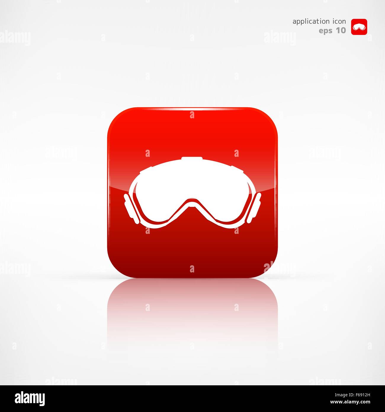 Ski goggles. Vector illustration Stock Vector Image & Art - Alamy
