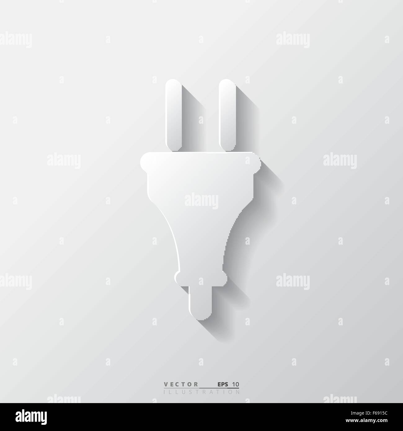 Electric uk plug isolated Stock Vector Images - Alamy