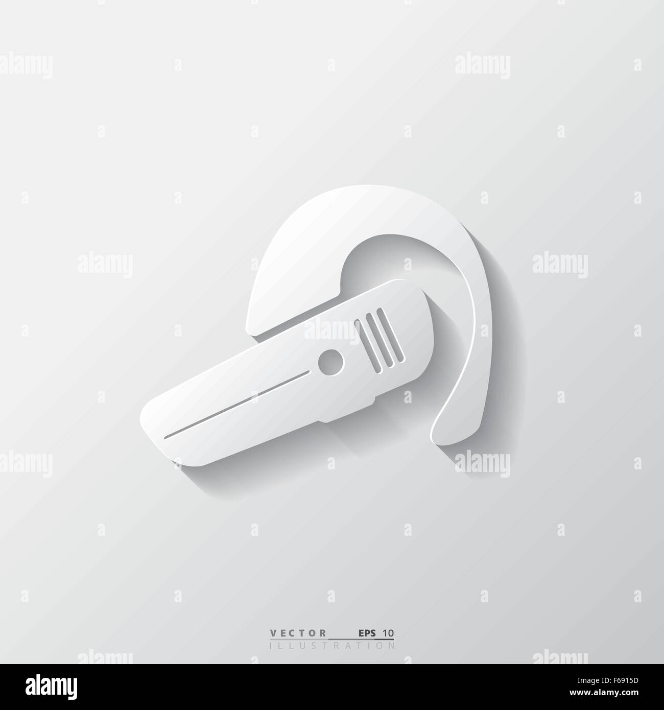 Bluetooth Headset icon. Wireless connection Stock Vector Image & Art ...