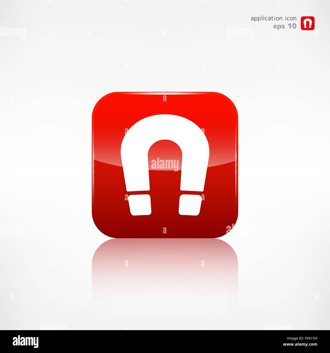 Magnet Symbol. Electromagnetism symbol Stock Vector Image & Art - Alamy