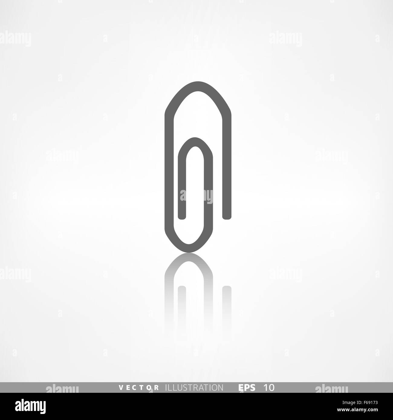 Paper clip icon Stock Vector Image & Art - Alamy