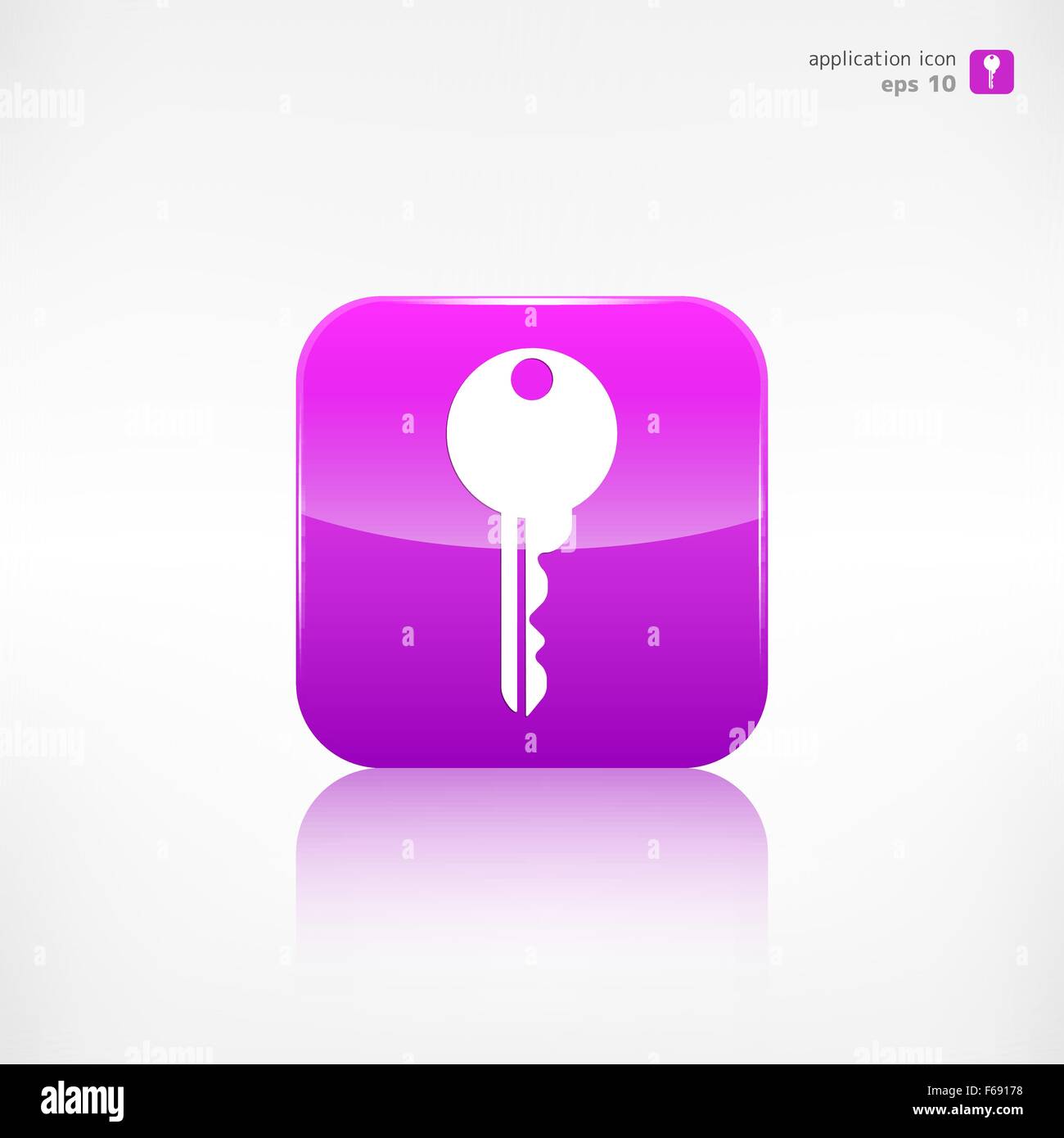 Key icon, door lock symbol Stock Vector Image & Art - Alamy